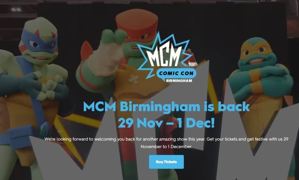 MCM Comic Con Birmingham 2024 - Comicon Event