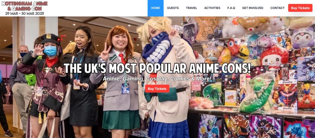 Nottingham Anime & Gaming Con 2025 - Anime & Manga Event